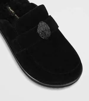 Kurt Geiger Suede Eagle Clog Mules
