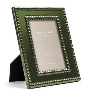 ADDISON ROSS LONDON Lacquer Bobbin Picture Frame - Green