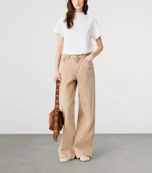 Maje Funnel-neck Zipped T-shirt