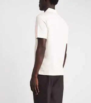 BOSS Cotton Jacquard Open-neck Polo Shirt
