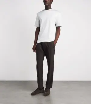 BOSS Cotton Jacquard T-shirt