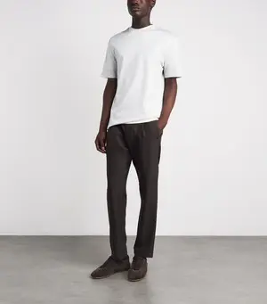 BOSS Cotton Jacquard T-shirt