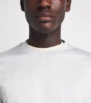 BOSS Cotton Jacquard T-shirt