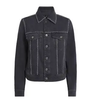 7 For All Mankind Studded Denim Jacket