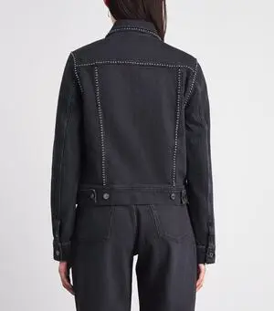 7 For All Mankind Studded Denim Jacket
