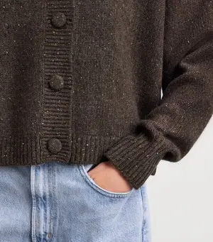 FRAME The Cashmere Fleck Cardigan
