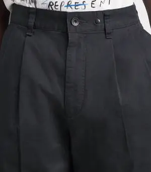 Rag & Bone Cotton Pleated Baggy Chinos
