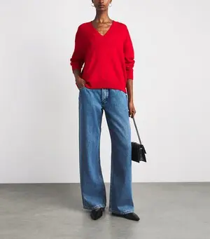 ANINE BING Cashmere V-neck Lee Sweater