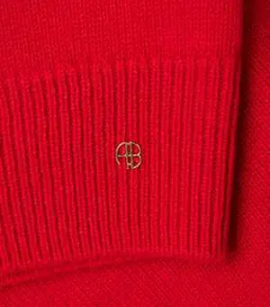 ANINE BING Cashmere V-neck Lee Sweater
