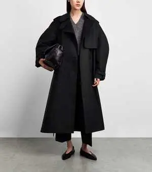 ANINE BING Cotton Pascale Trench Coat