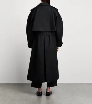 ANINE BING Cotton Pascale Trench Coat