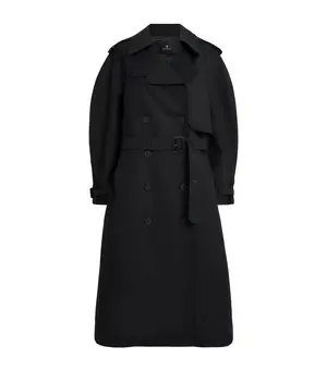 ANINE BING Pascale Trench Coat - Black