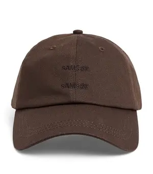 SAMSØE SAMSØE Organic Cotton Saadie Cap - Brown