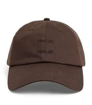 SAMSØE SAMSØE Organic Cotton Saadie Cap - Brown
