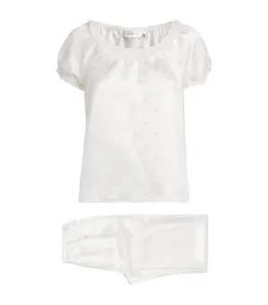 MANITO Silk Sweetie Pyjama Set - White