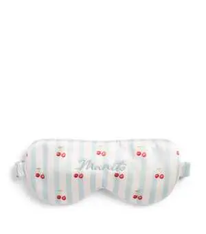 MANITO Mulberry Silk Summer Fruits Eye Mask - Blue