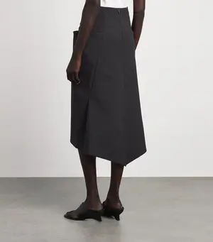 Source Unknown Faux-layer Paloma Midi Skirt