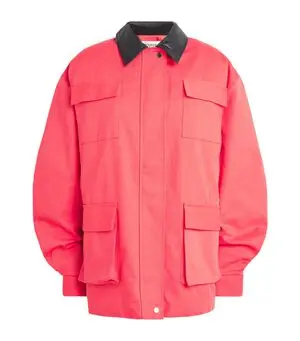 Source Unknown Fleece-lined Baia Barn Jacket - Red