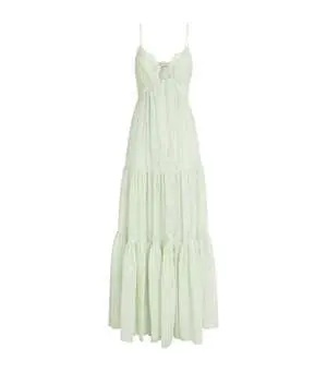 Alice + Olivia Lace-trim Nicky Maxi Dress