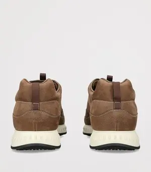 John Lobb Nubuck Leather Stream Elastic Sneakers