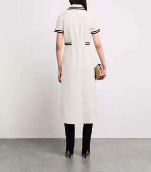 ME+EM Tailored Textured Midi Dress