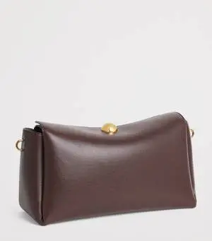 AMI Paris Medium Leather Carrousel Shoulder Bag
