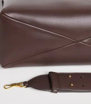 AMI Paris Medium Leather Carrousel Shoulder Bag