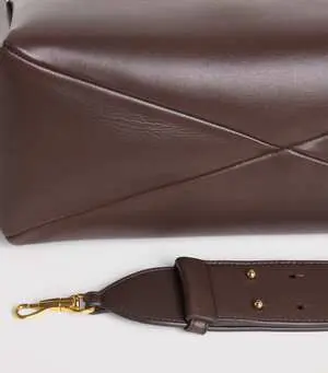 AMI Paris Medium Leather Carrousel Shoulder Bag