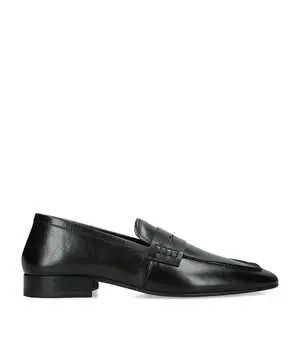 Dries Van Noten Leather Penny Loafers