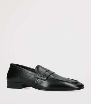 Dries Van Noten Leather Penny Loafers