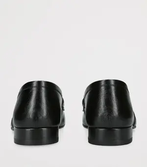 Dries Van Noten Leather Penny Loafers