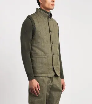 Purdey Tweed-front Clarges Gilet