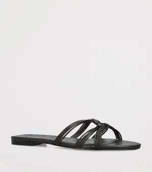 Staud Leather Carrie Sandals