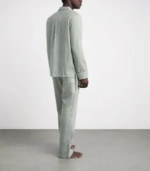 Harrods Cotton Stripe Pyjama Shirt