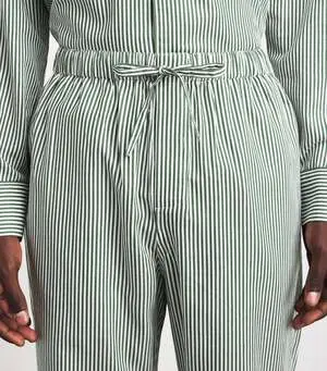 Harrods Cotton Stripe Pyjama Shirt