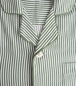 Harrods Cotton Stripe Pyjama Shirt