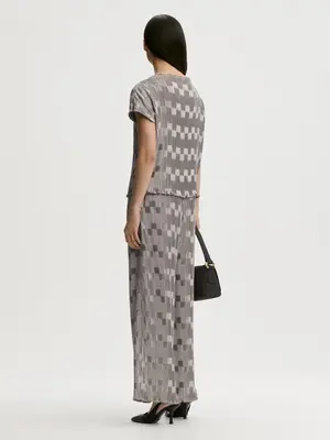 BY MALENE BIRGER Lianna Pleated Satin Top