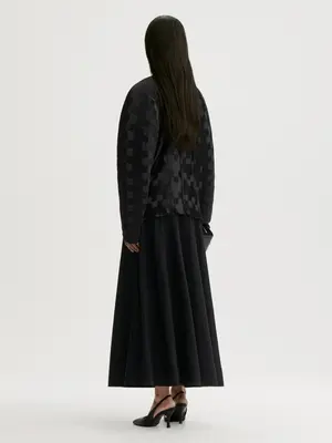 BY MALENE BIRGER Franca Pleated Satin Blouse