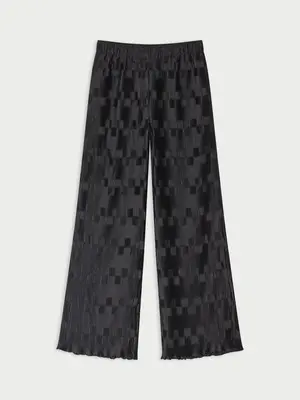 BY MALENE BIRGER Letita Pleated Satin Trousers