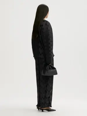 BY MALENE BIRGER Letita Pleated Satin Trousers