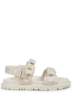 Dior Canvas Logo Sandals