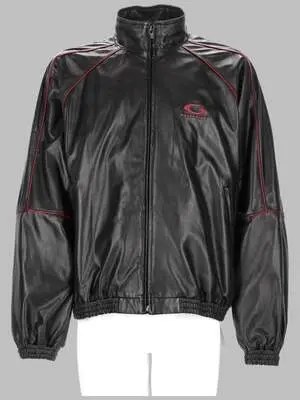 Balenciaga Leather Tracksuit Jacket