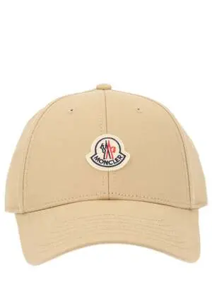 MONCLER MONCLER Monogram Logo Cotton Baseball Cap