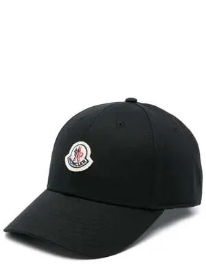 Moncler Logo Baseball Cap - Black