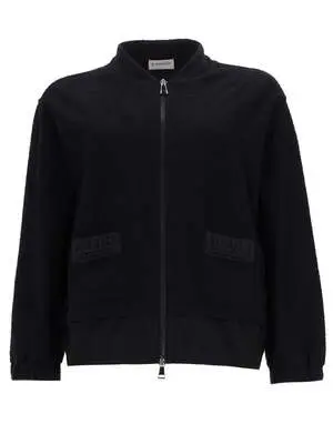 Moncler Zip Cardigan In 100% Polyester