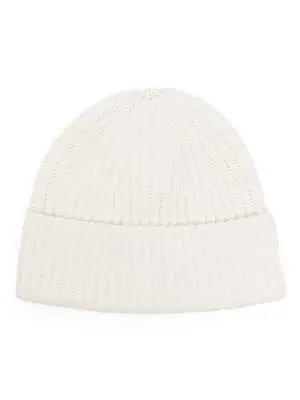 LISA YANG Cashmere Beanie - Bianco