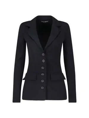 Dolce & Gabbana Tailored Virgin Wool & Elastane Jacket