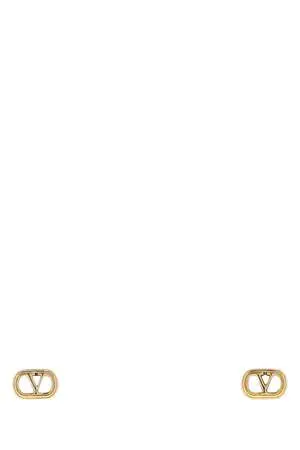 Valentino Garavani Ovalette Metal Earrings - Gold