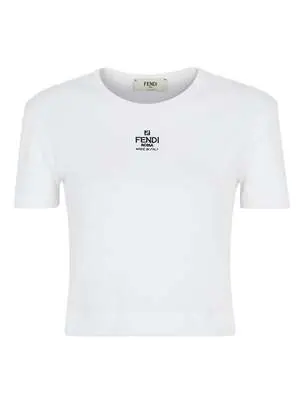 Fendi Logo Cotton-blend Top