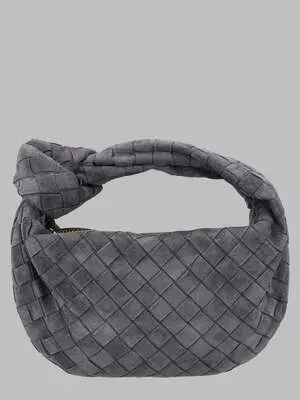 Bottega Veneta Mini Jodie Leather Bag - Grey